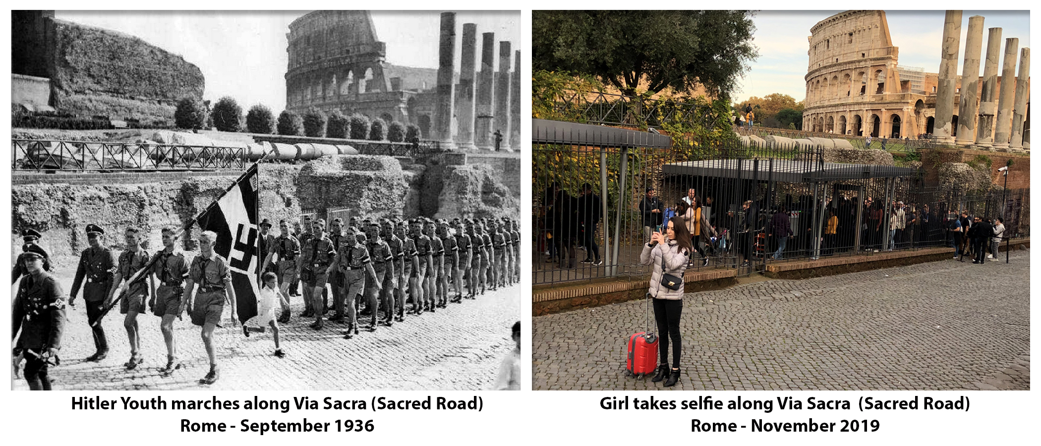 Rome 2019 – Along the Via Sacra | History Then and Now